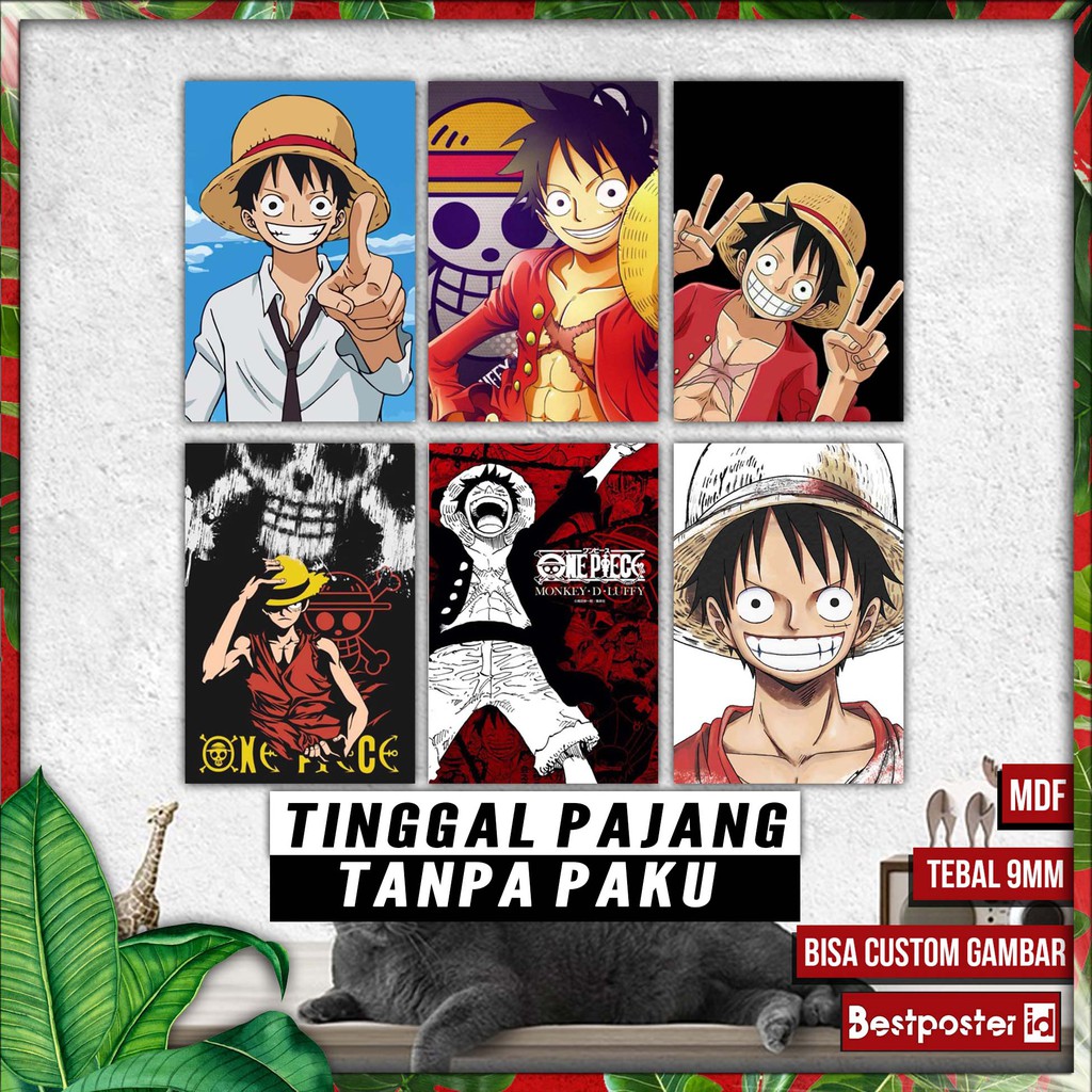 Jual Poster LUFFY ONE PIECE Frame Kayu ANIME MDF 029 | Shopee Indonesia