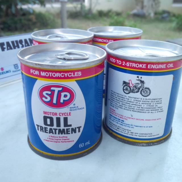 Jual STP 2T Oil Treatment USA Oli Samping NOS Stok Lama Jadul motor 2 ...