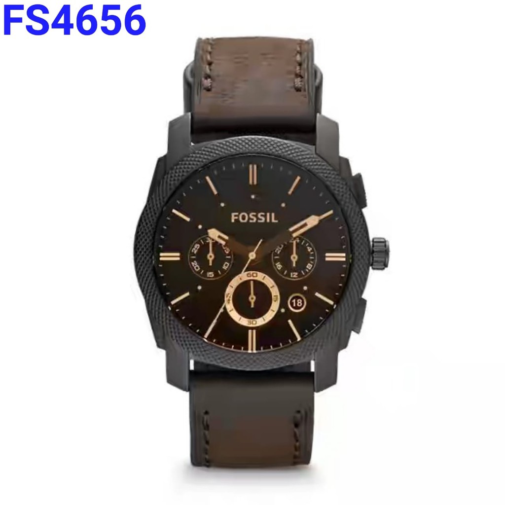 Jual terlaris FOSSIL FS 4656 Original, baterai, strap kulit, 42mm ,free ...