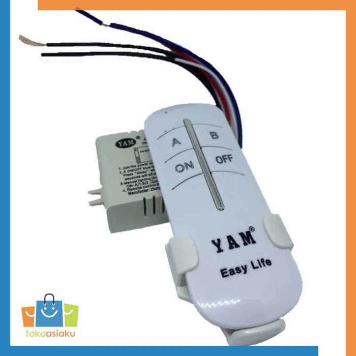Jual Modul Remote Control Wireless Untuk Lampu Rumah 2 Way YAM802 ...