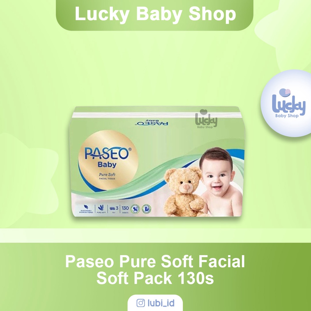 Jual Paseo Pure Soft Facial Soft Pack 130'S | Shopee Indonesia