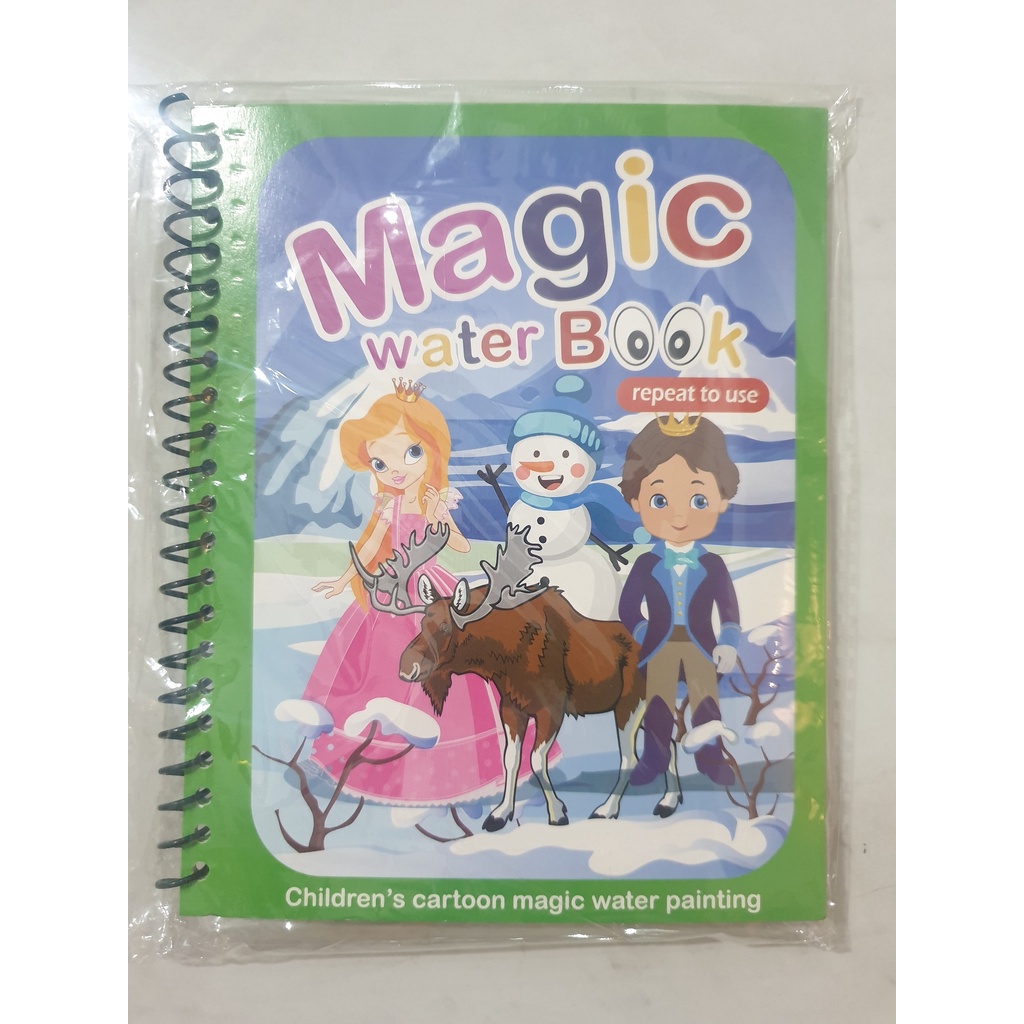 Jual Buku Mewarnai Magic Water Book Mainan Edukasi Doodle Book Painting ...