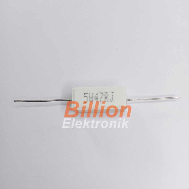 Jual Resistor Kapur 47R 0,47 ohm 5 Watt | Shopee Indonesia