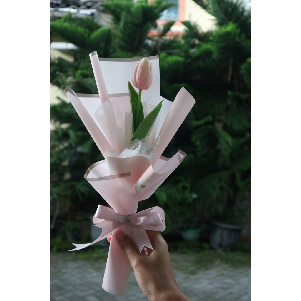 Jual buket bunga / buket korea / korean bouquet / buket bunga tulip ...
