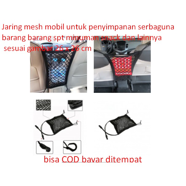 Jual Jaring mesh mobil untuk penyimpanan serbaguna barang barang spt ...