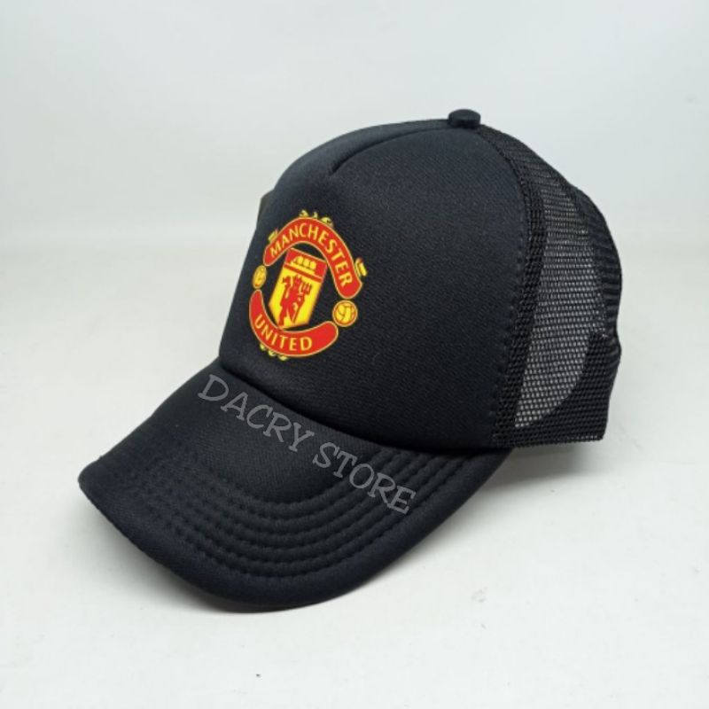 Jual Topi klub MU emyuu hitam | Shopee Indonesia