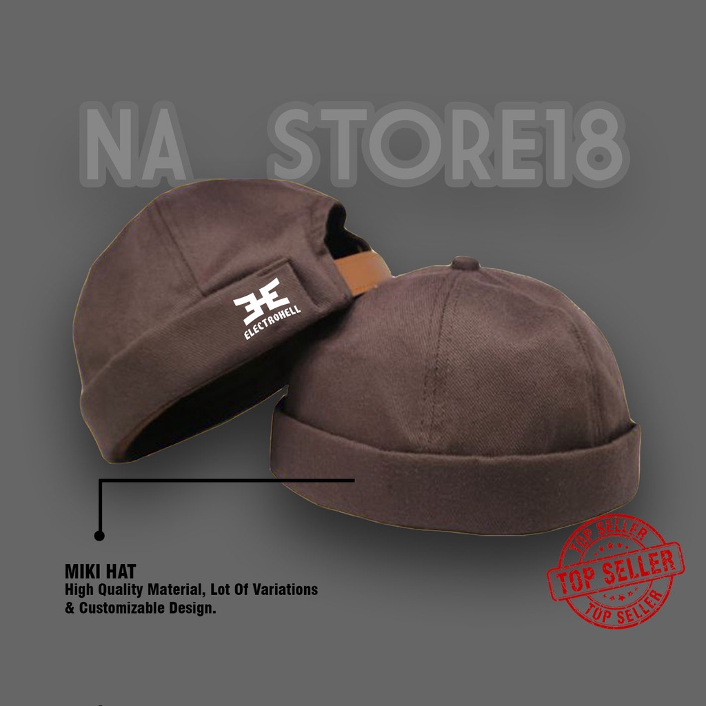 Jual Import Quality TOPI MIKI HAT MURAH PECI MIKI ELECTROHELL TOPI PECI ...