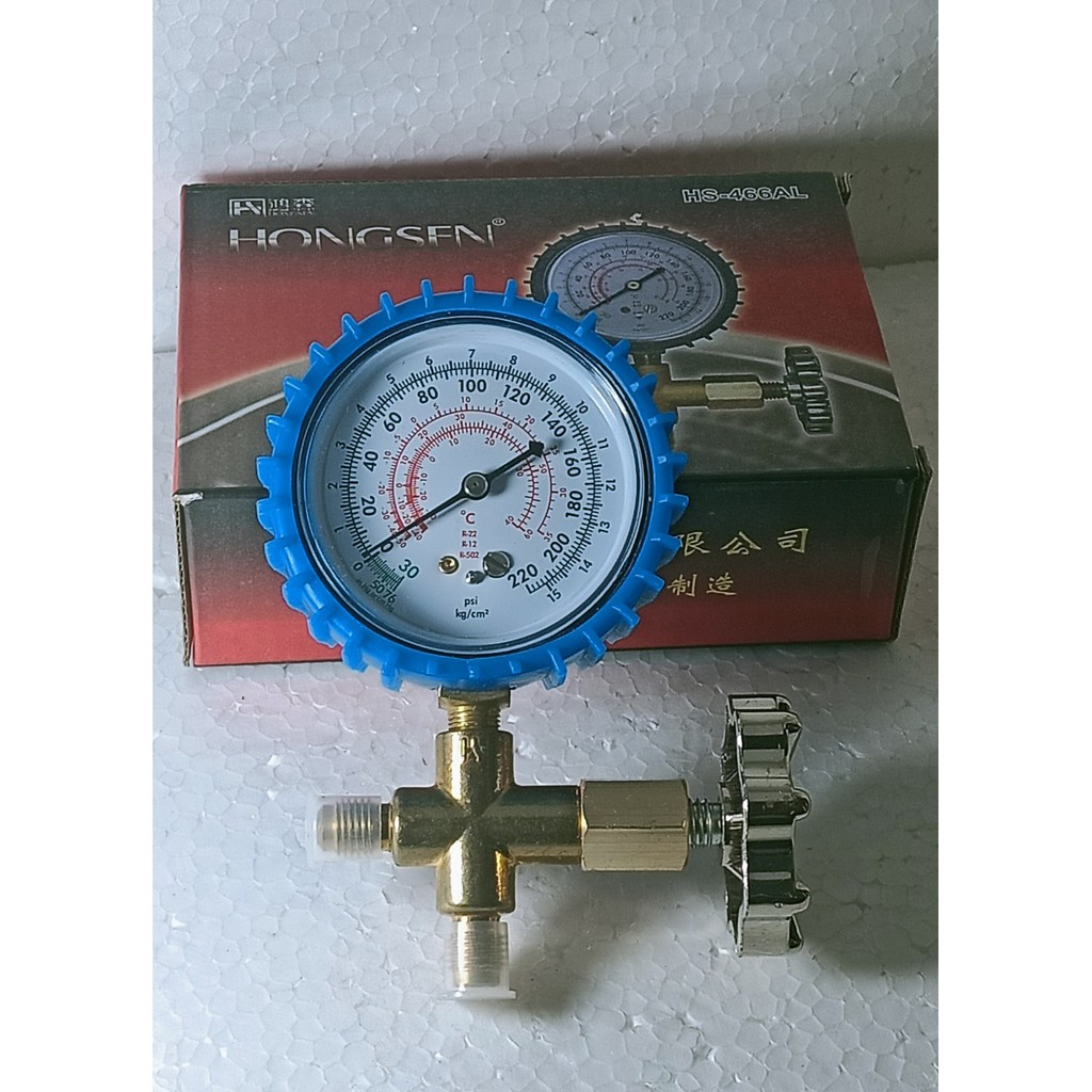 Jual Kran Manipol Single Meteran Freon Kulkas AC Hongsen HS-466AL ...