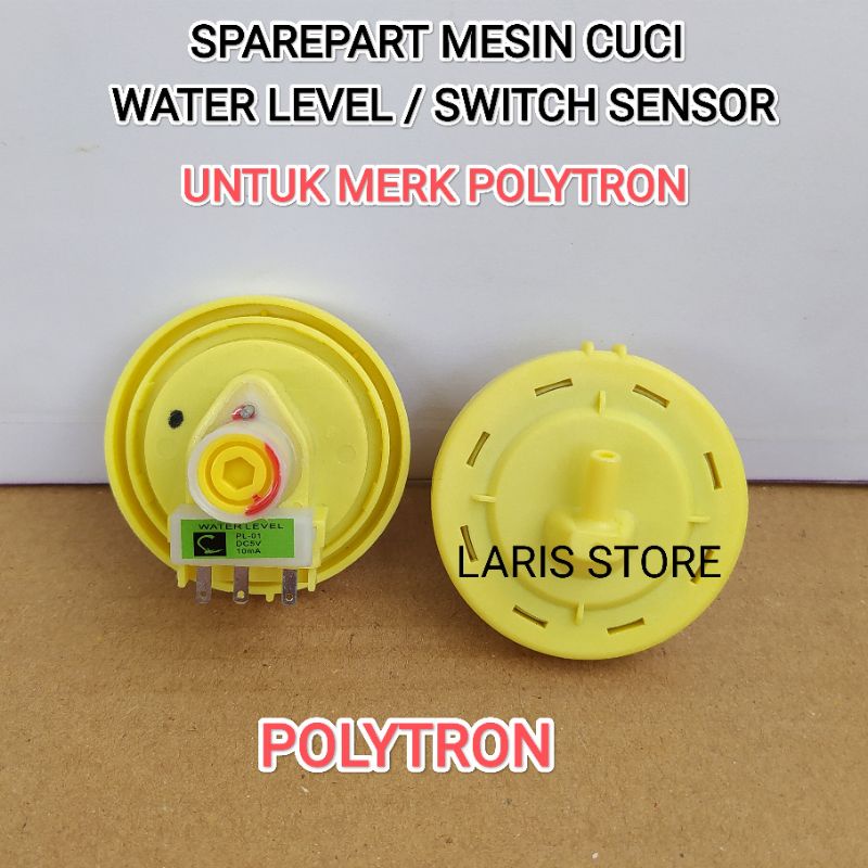 Jual WATER LEVEL / SWITCH SENSOR AIR MESIN CUCI 1 TABUNG POLYTRON ...