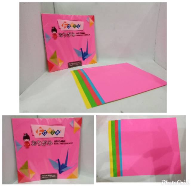 Jual KERTAS LIPAT 20X20 FORTE DOUBLE SIDE (ORIGAMI) | Shopee Indonesia