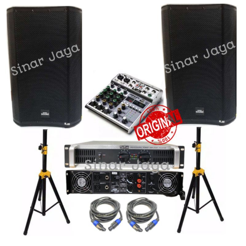 Jual [ Best Seller ] Paket Speaker Sound system 15 inch pasif 1000watt ...