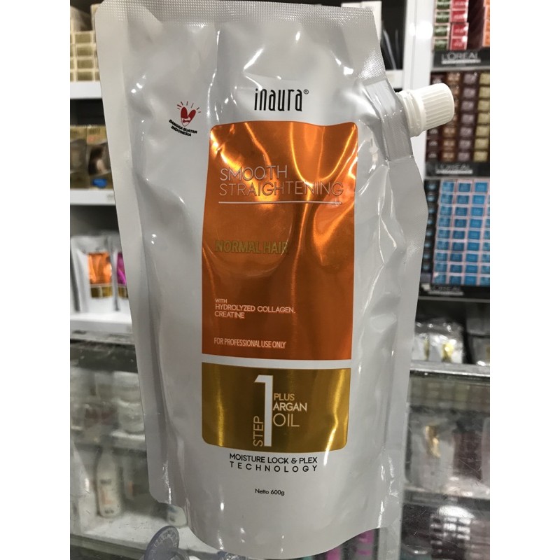 Jual INAURA Step1 Smoothing Pouch 600ml | Shopee Indonesia