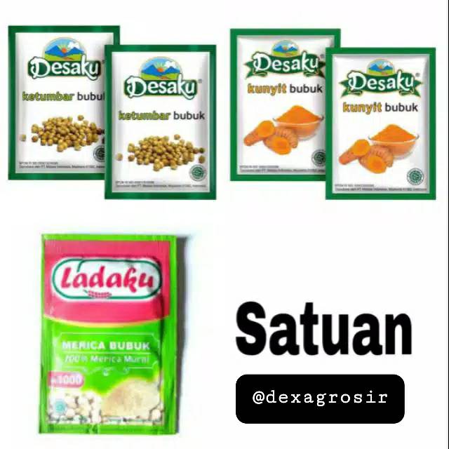 Jual Bubuk Desaku ketumbar,kunyit dan ladaku(merica bubuk) | Shopee ...
