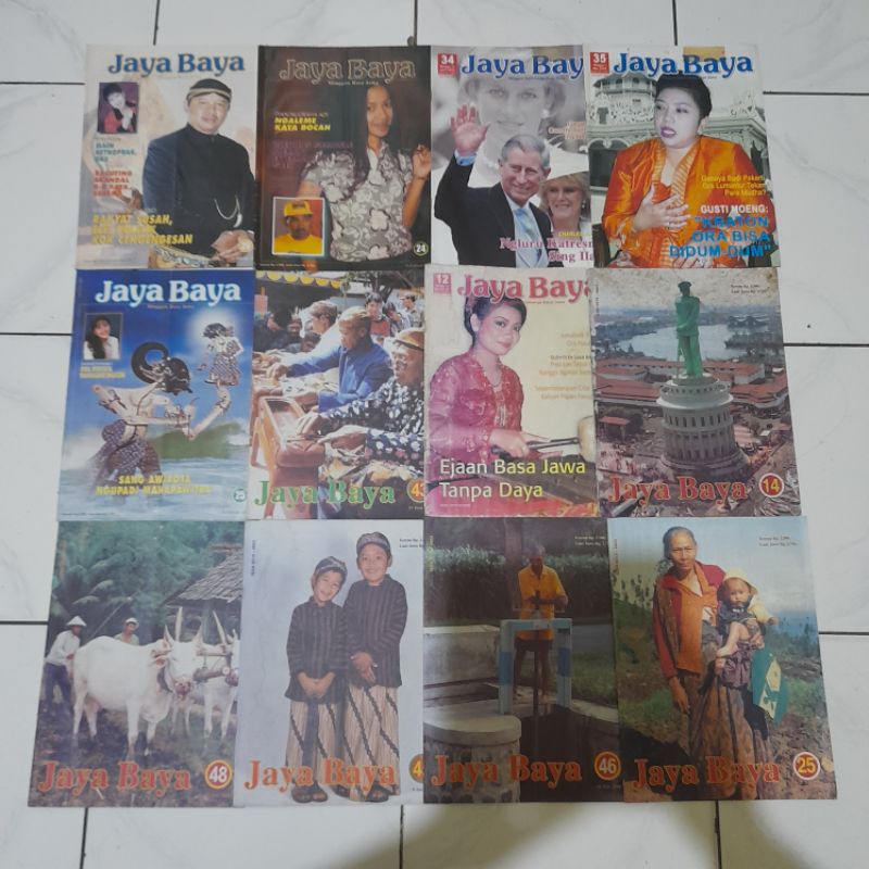Jual PAKET 2 MAJALAH JAYA BAYA Bahasa Jawa (12 Edisi) | Shopee Indonesia
