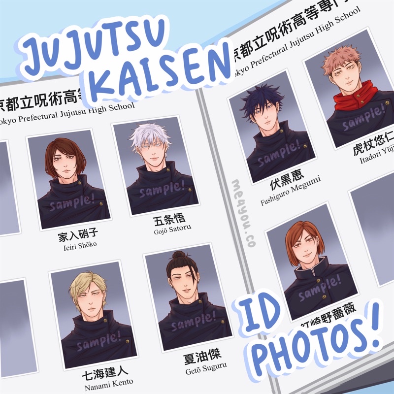 Jual jujutsu kaisen id photos | Shopee Indonesia