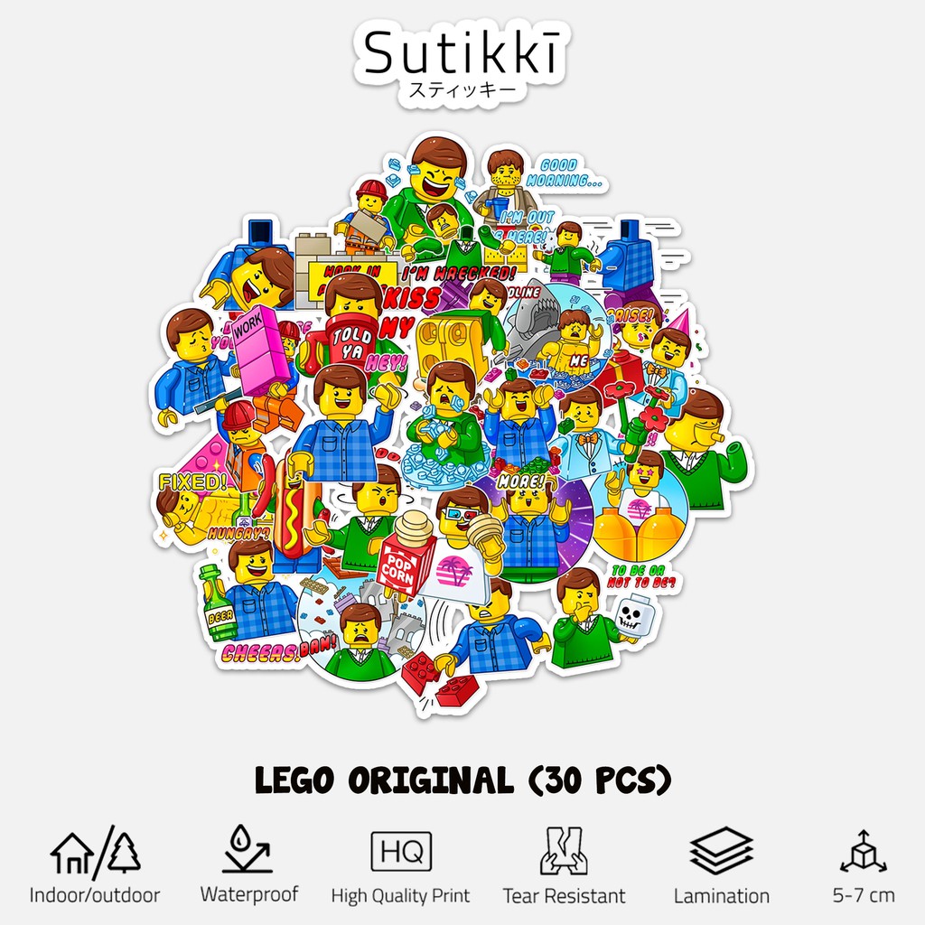 Jual Sutikki | Sticker Pack Lego Original Originals Origin Character ...