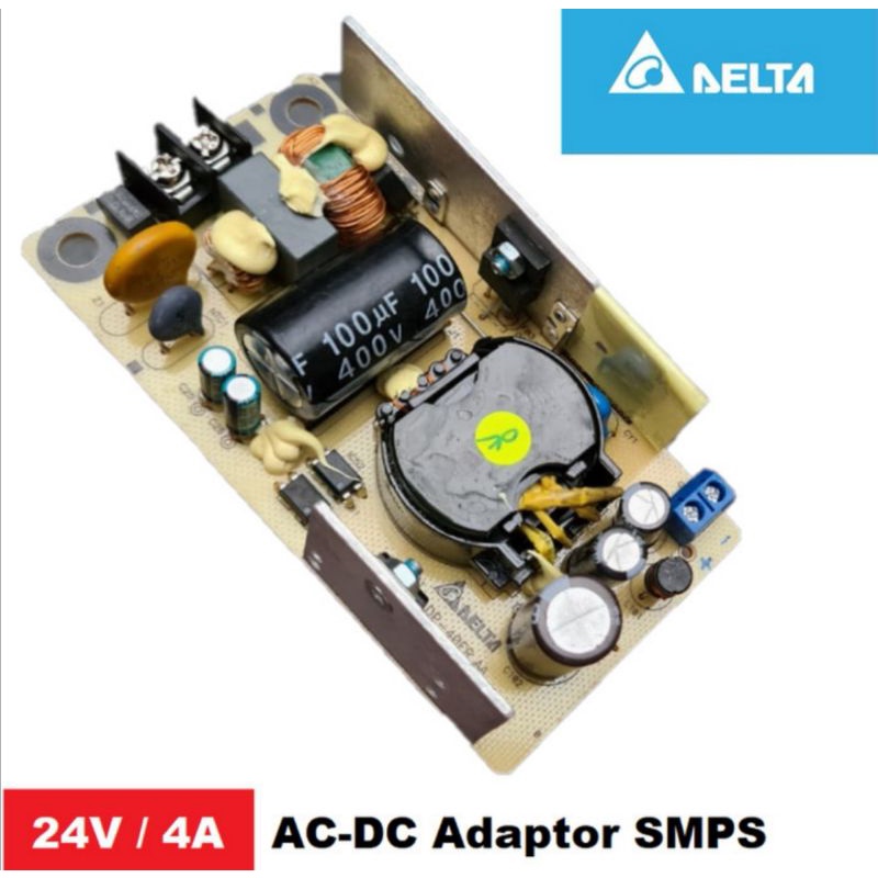 Jual Switching Power Supply Adaptor SMPS AC-DC 24V 4A FULL : LED ...