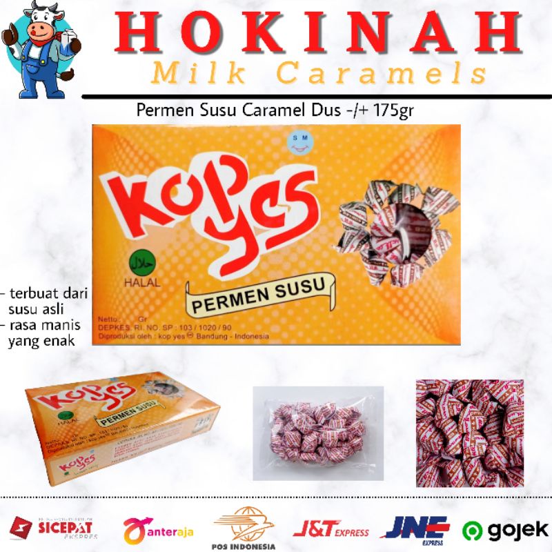 Jual Permen Susu Jadul Pangalengan Dus 175gr Merek Hokinah | Shopee ...