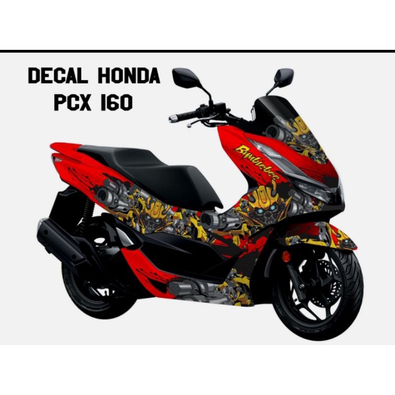 Jual decal sticker untuk motor Honda PCX 160 full body sticker striping ...