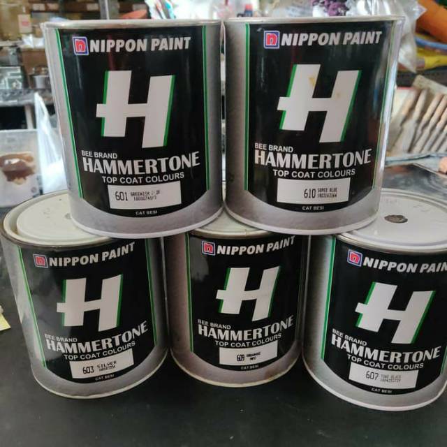 Jual HAMMERTONE NIPPON PAINT CAT TEKSTUR MARMER CAT BESI KAYU 1Liter ...