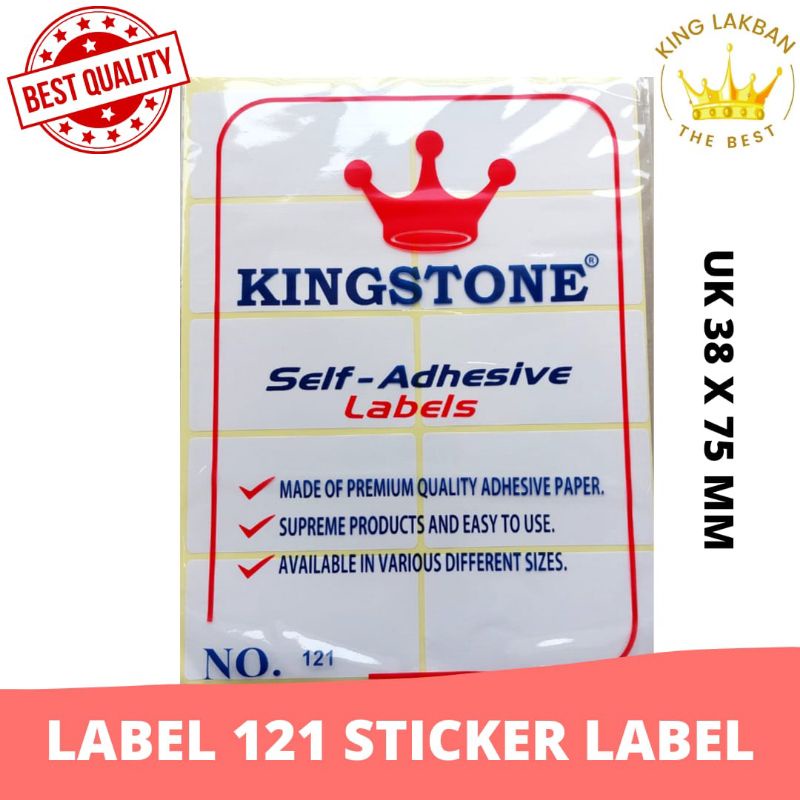 Jual Label 121 Sticker Label Kertas Sticker Undangan Putih Polos ...