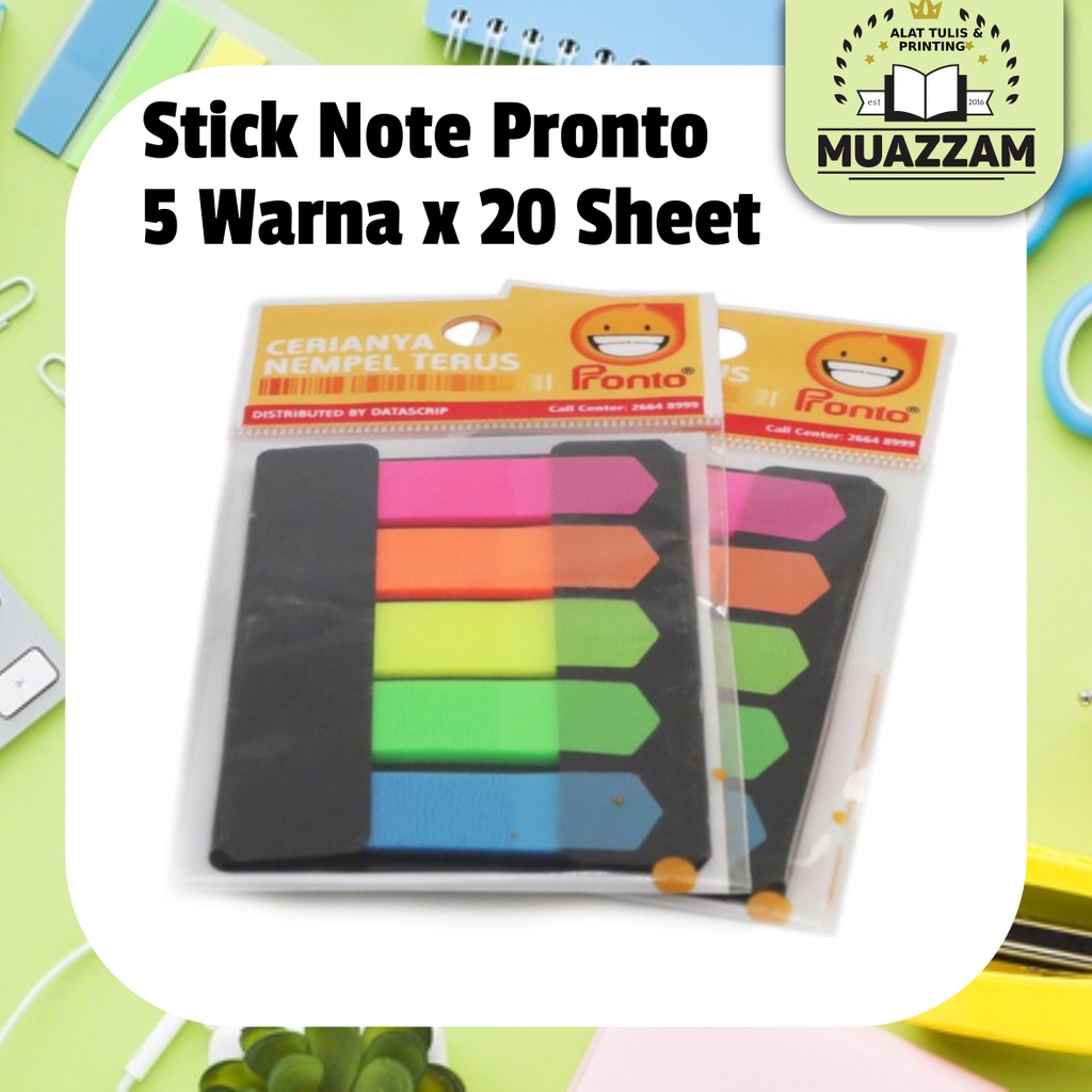Jual Pronto Sticknotes Film Arrow Indexer Z Type | Shopee Indonesia