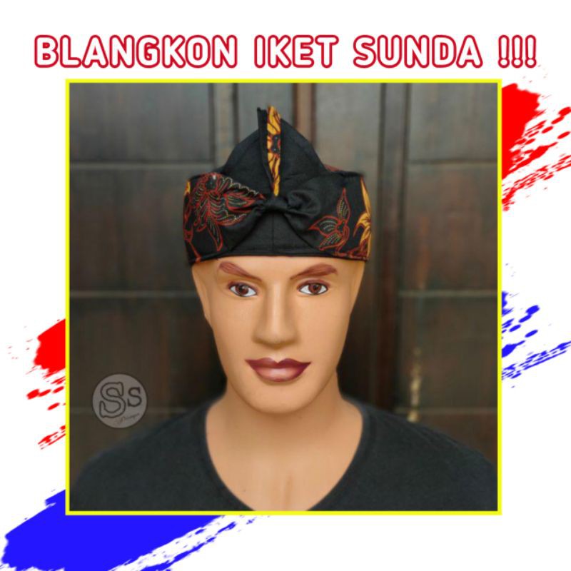 Jual iket udeng blangkon peci hitam polos sunda jawa solo jogja kliwir ...
