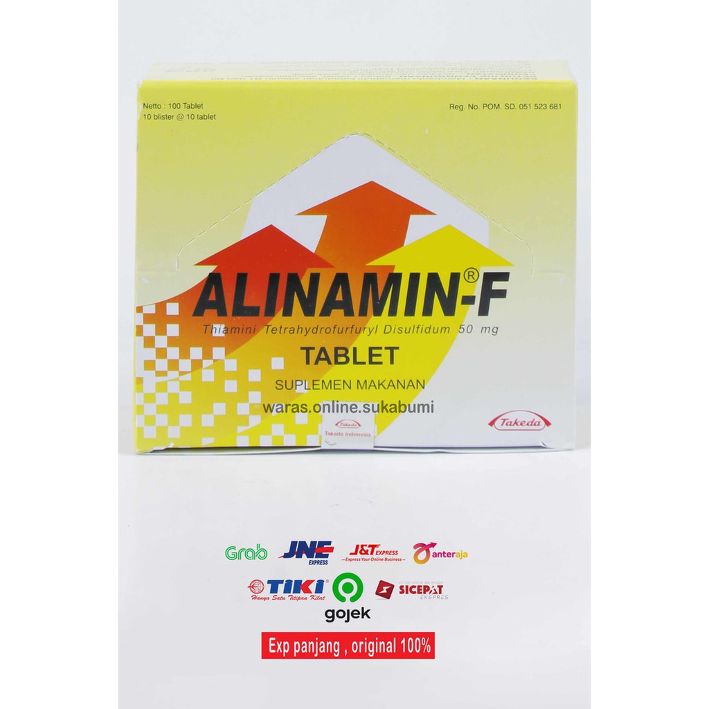 Jual Alinamin F dus isi 10 strip | Shopee Indonesia