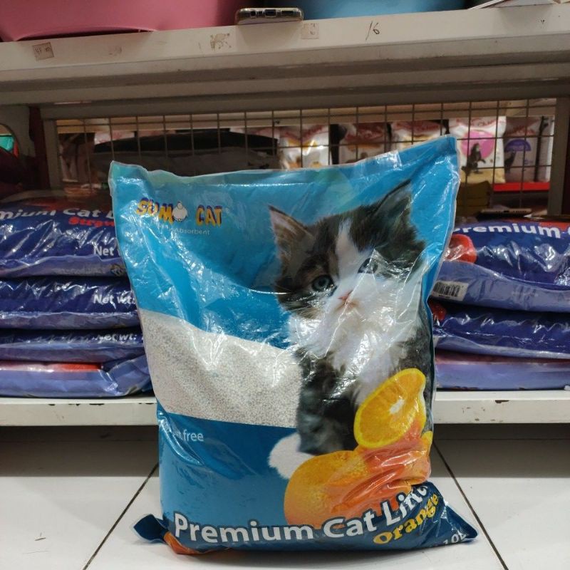 Jual Pasir kucing sumo cat Aroma orange 10L | Shopee Indonesia