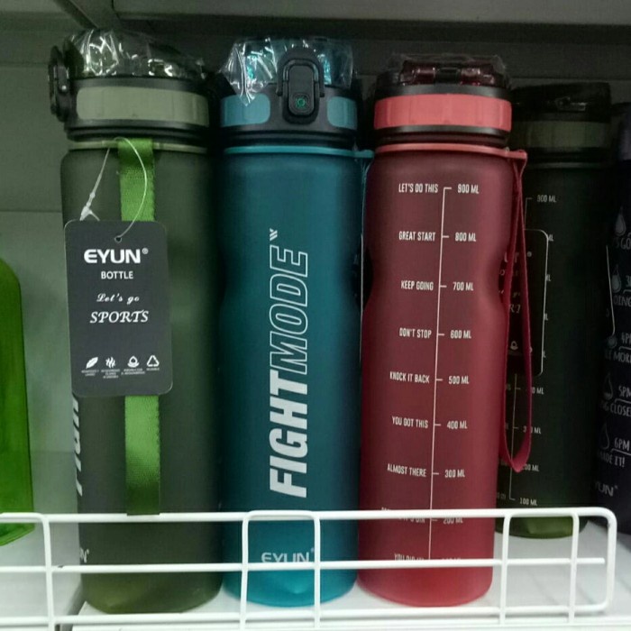 Jual (TERLARIS) eyun bottle let's go sports. uk 1 lt. botol minum ...