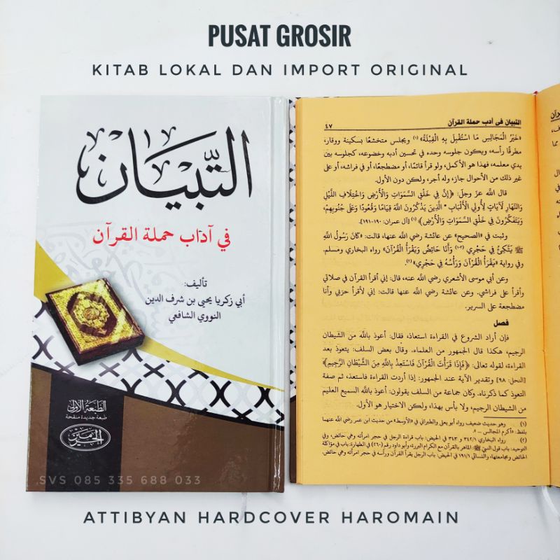 Jual Attibyan fi adabi hamalatil qur'an kitab tibyan at tibyan ...