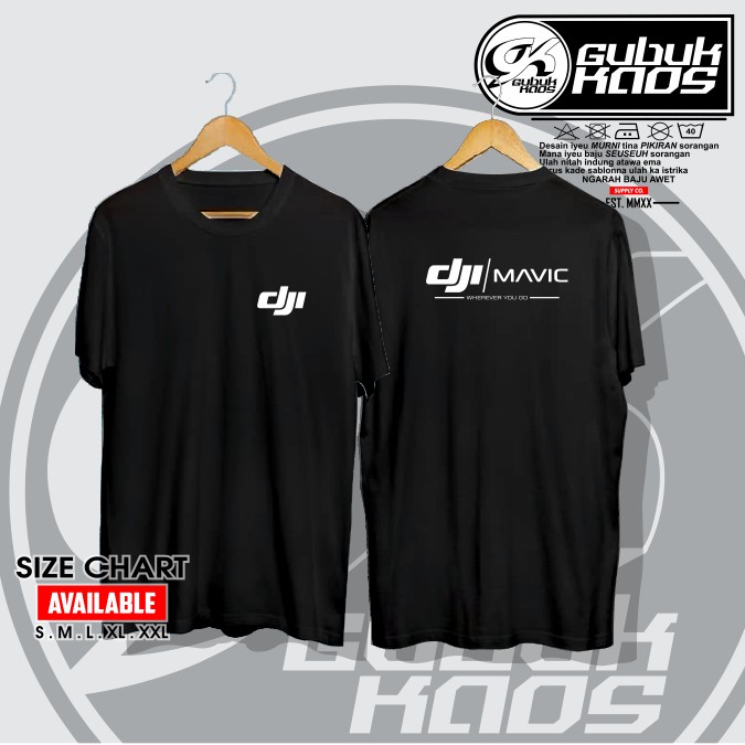 Jual BAJU KAOS DISTRO FONT DJI MAVIC - ANKYCLOTH | Shopee Indonesia