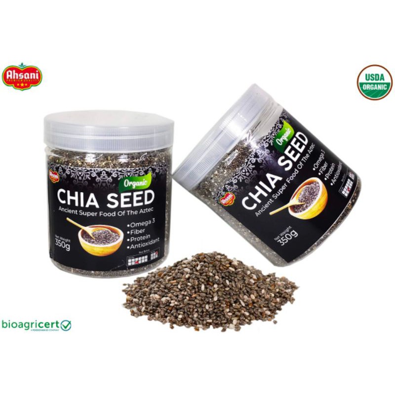 Jual chia sheed Mexico - import berat + - 350 - 400 gr suplemen diet ...