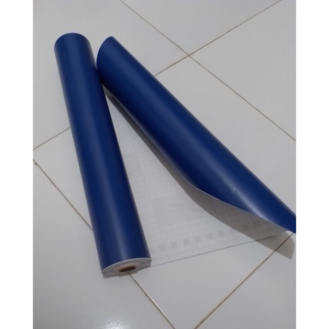 Jual Stiker Skotlet motor biru doff stiker skotlet GOOD - FIX (5m Free ...