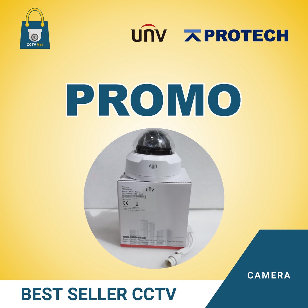 Jual UNV PROTECH Promo 2MP Vandal-Resistant Network IR Fixed Dome ...