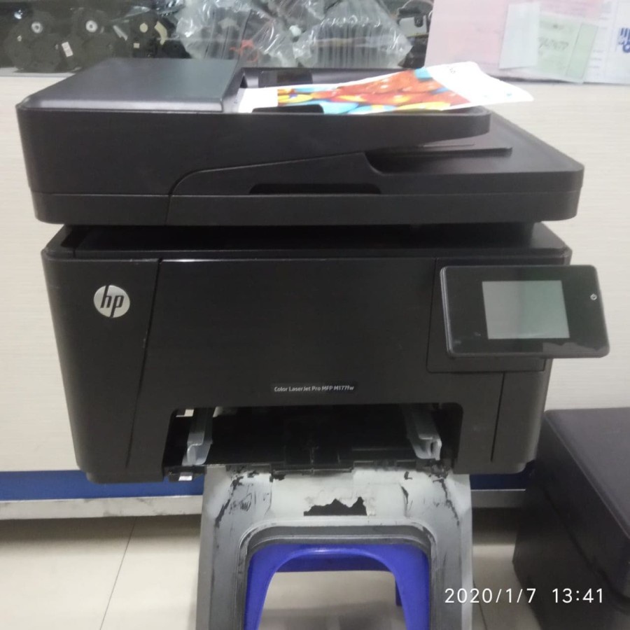 Jual Printer HP Color LaserJet Pro MFP M177fw m177 fw fotocopy warna ...