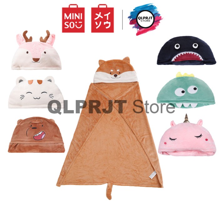 Jual Selimut Lucu Dengan Hoodie By MINISO JAPAN - Shiba Inu | Shopee ...