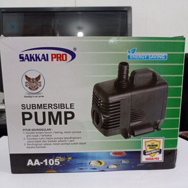 Jual SAKKAI PRO AA 105 Pompa kolam aquarium air mancur | Shopee Indonesia
