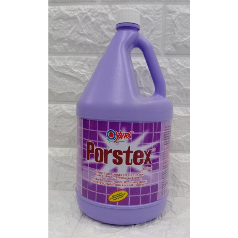 Jual Yuri Porstex Ungu Botol 2 Liter 2000ml Pembersih Lantai Keramik ...