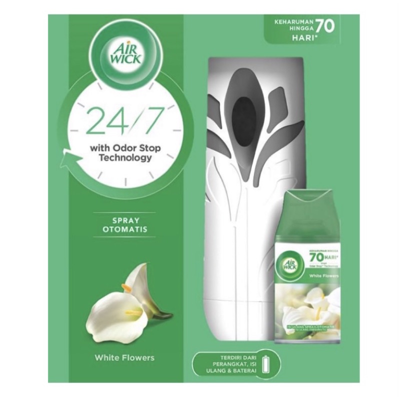 Jual AIR WICK Fresh Matic White Flowers 250 ml | Shopee Indonesia