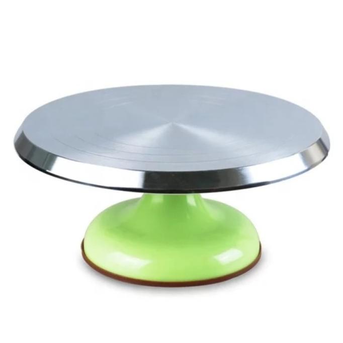 Jual 12" Revolving Cake Stand / Meja Putar Stainless Steel Lazy Susan ...