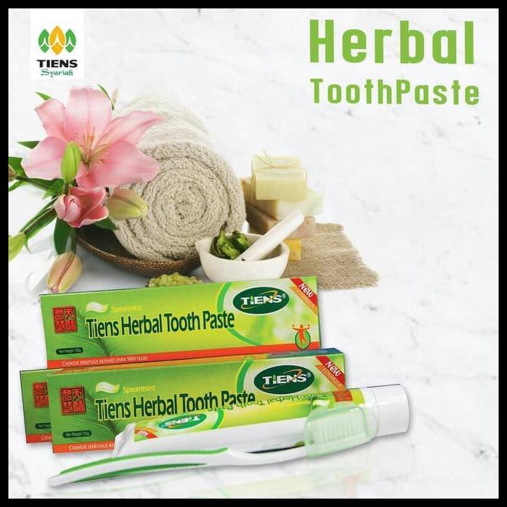 Jual TIENS HERBAL TOOTHPASTE Pasta Gigi Tianshi Obat Bau Mulut ...