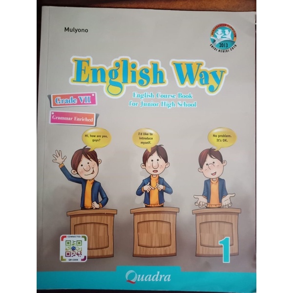 Jual buku English Way buku bahasa inggris SMP kelas 1 Quadra | Shopee Indonesia