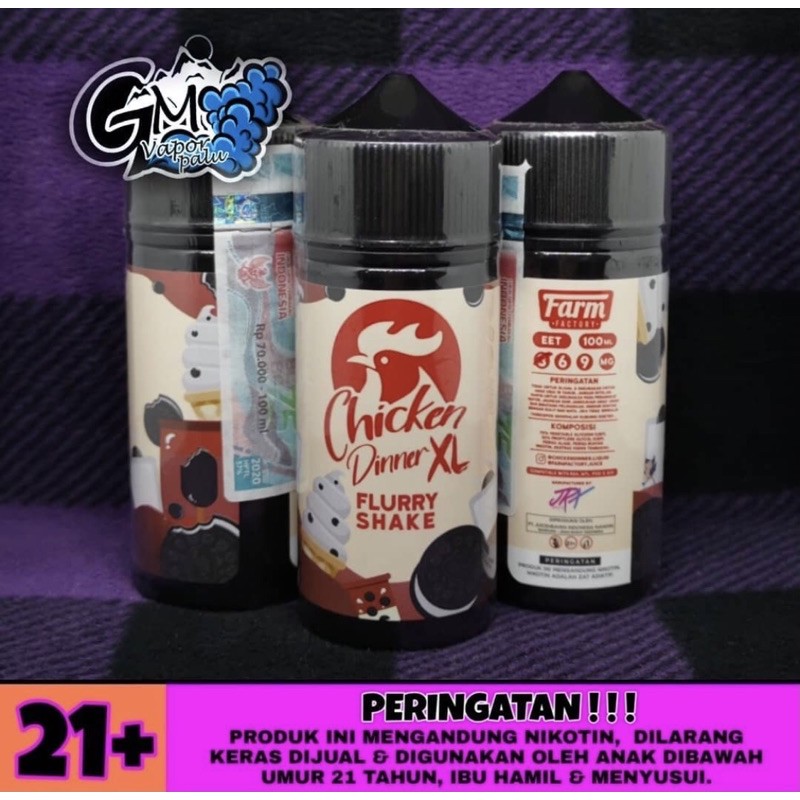 Jual CHICKEN DINNER FLURRY SHAKE 100ml | Shopee Indonesia