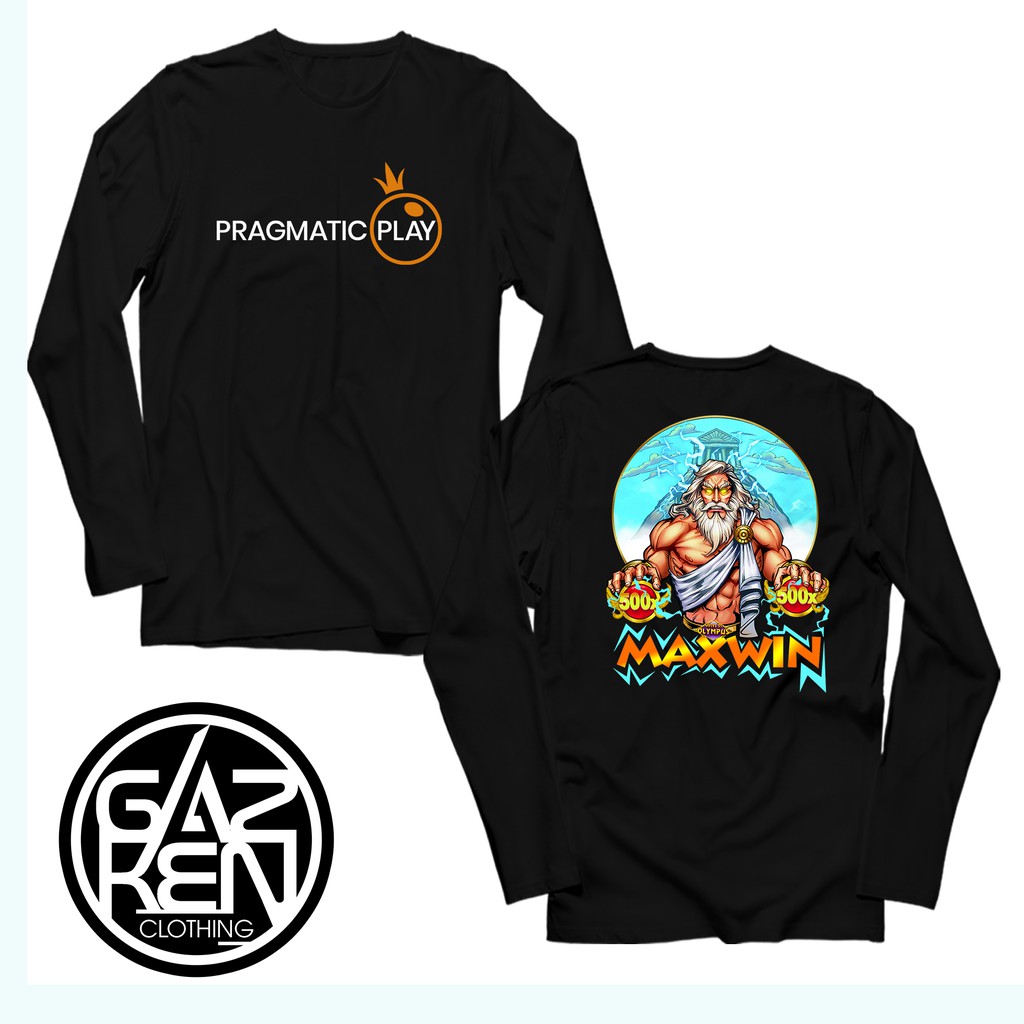 Jual Kaos Maxwin 500x With Zeus Baju Game Slot Pragmatic Play Gates of ...