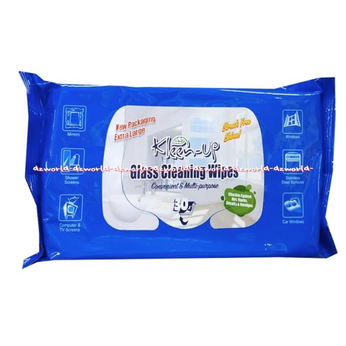 Jual @=@=@=@=] Kleen Up Glass Cleaning Wipes 30 Lembar Tissue Basah ...