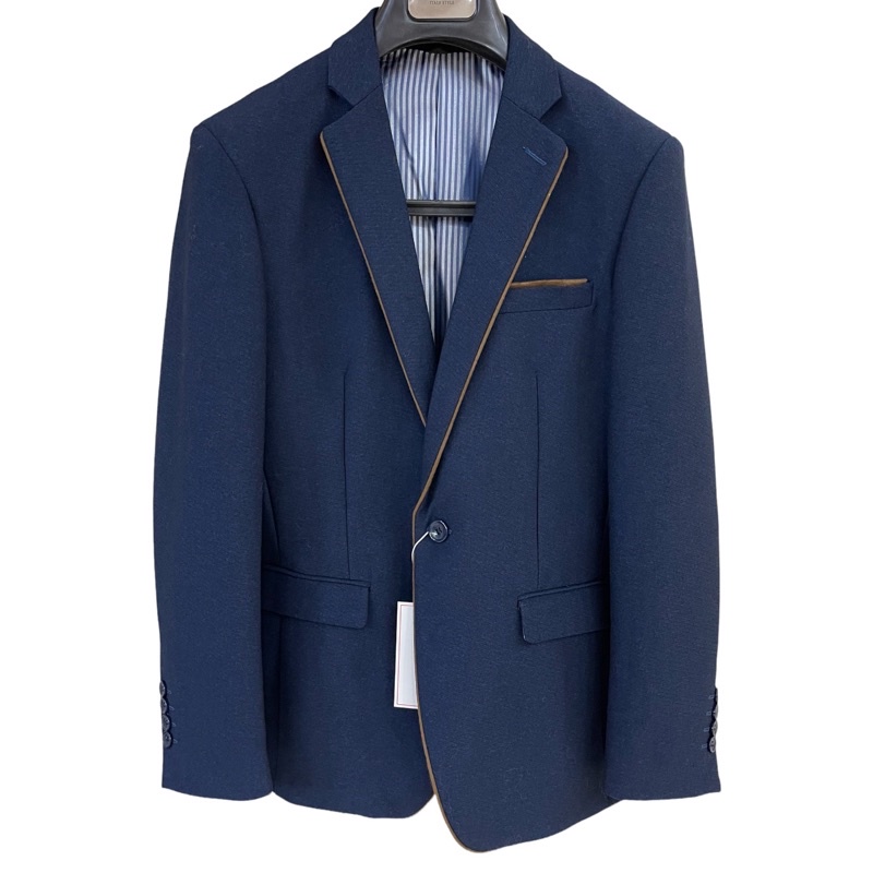 Jual Slim Fit Blazer Pria NEXTLAND Jas Pria Santai Semi Formal Casual ...