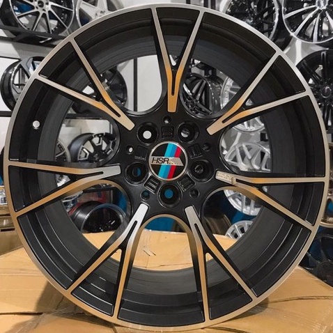 Jual Velg Racing Hsr Wurzel Ring 19 Warna Black Polish Mobil Bmw Seri 3 Pelek Mobil BMW R19 ...