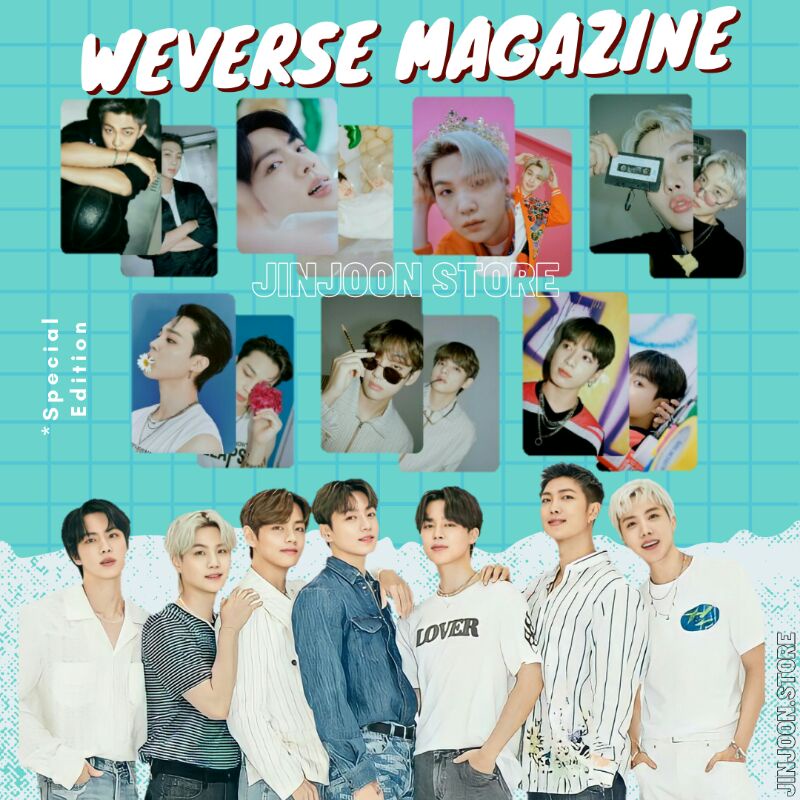 Jual 'BTS WEVERSE MAGAZINE' UNOFFICIAL PHOTOCARD (Special Edition ...