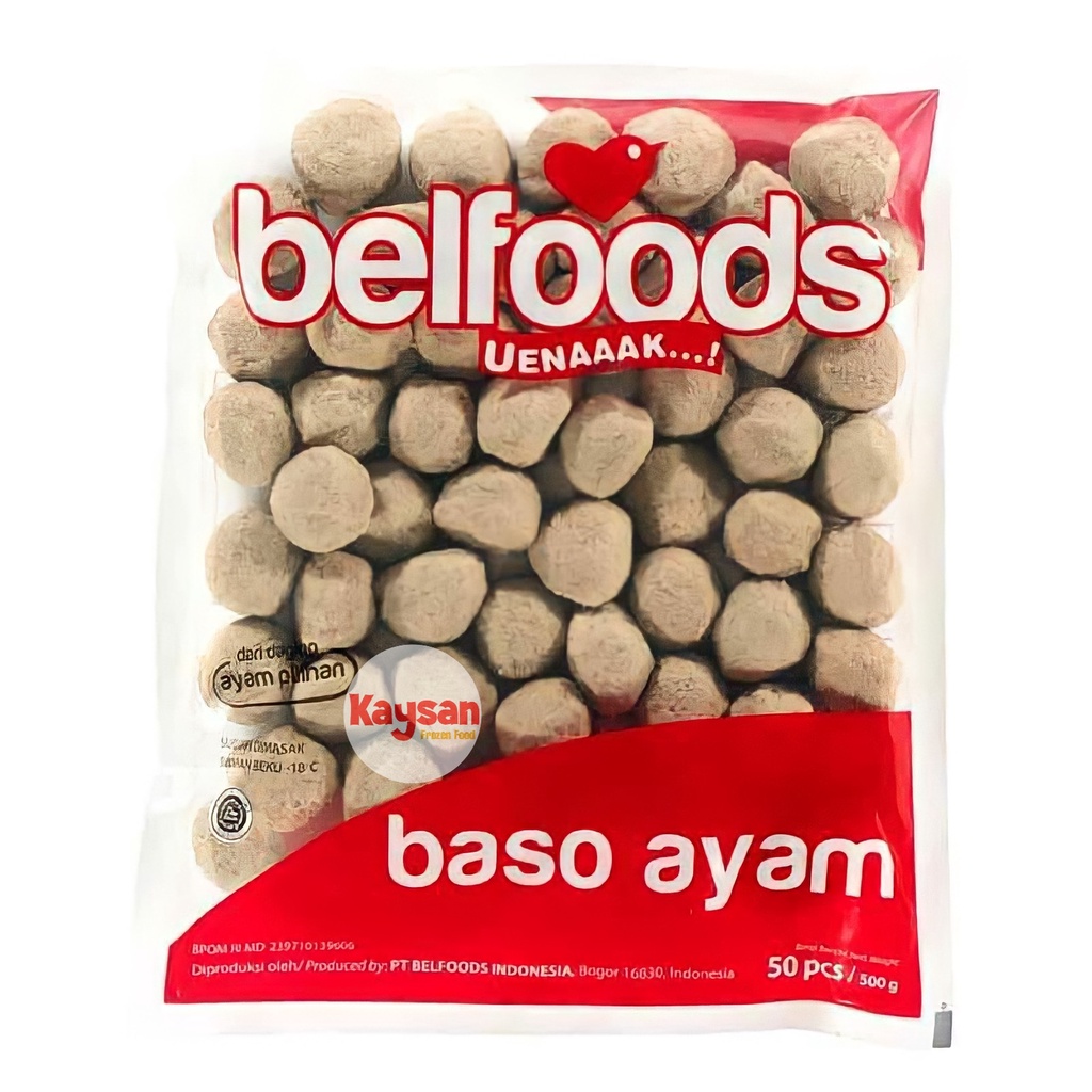 Jual BELFOODS BAKSO AYAM MINI UMM 500 GRAM UENAAAK | Shopee Indonesia